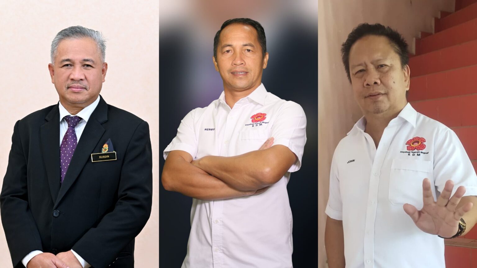 Henry Saimpon, John Samud dan Rusdin Riman diumum calon KDM | Jesselton ...