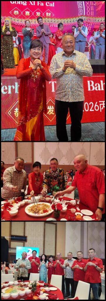 Datuk Susan Wong and her husband attended the State Government CNY 2026 ...